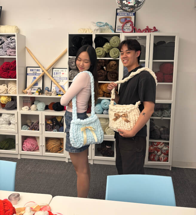Knit Chenille Bag Workshop New York City | Gifts | ClassBento